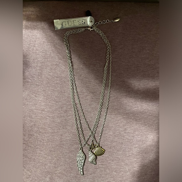Guess | Jewelry | Guess Triple Chain Necklace | Poshmark
